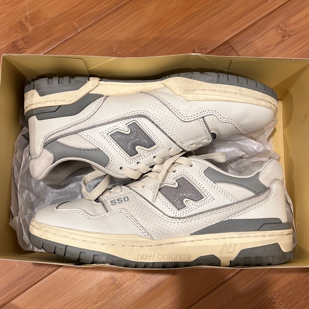 New Balance Aime Leon Dore 550 Silver - Gem